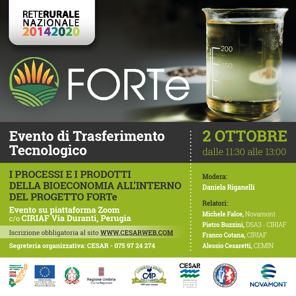 Evento di Trasferimento GO Forte – 2 Ottobre – CESAR